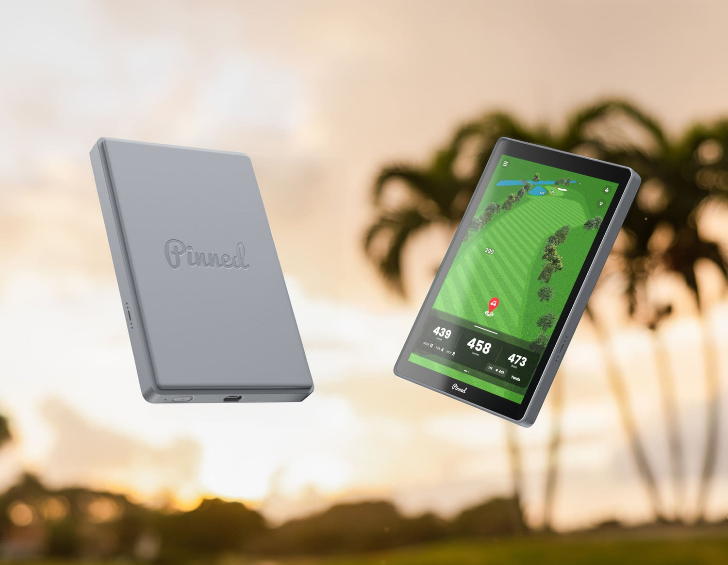 Pinned Golf - 1st Ever Portable GPS Golf Tablet
